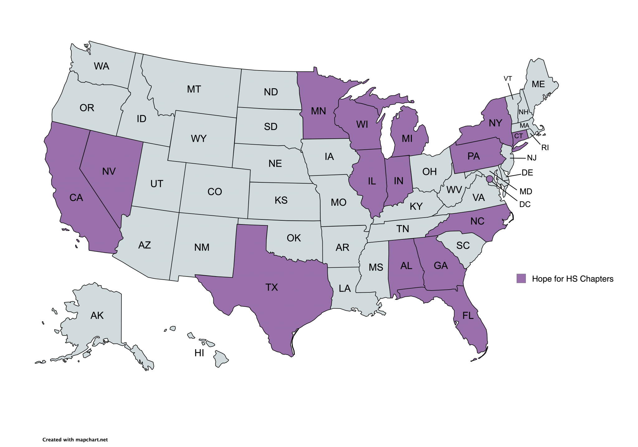 Support Group Chapters - Hope for HS